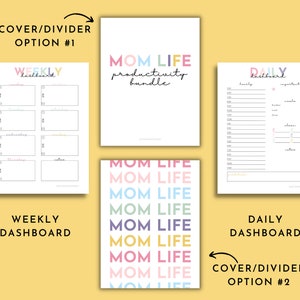 Busy Mom Productivity Printables Bundle, Mom Life Binder Pages ...