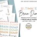 Brain Dump Printable Bundle, Decision Matrix, Thought Organizer ...