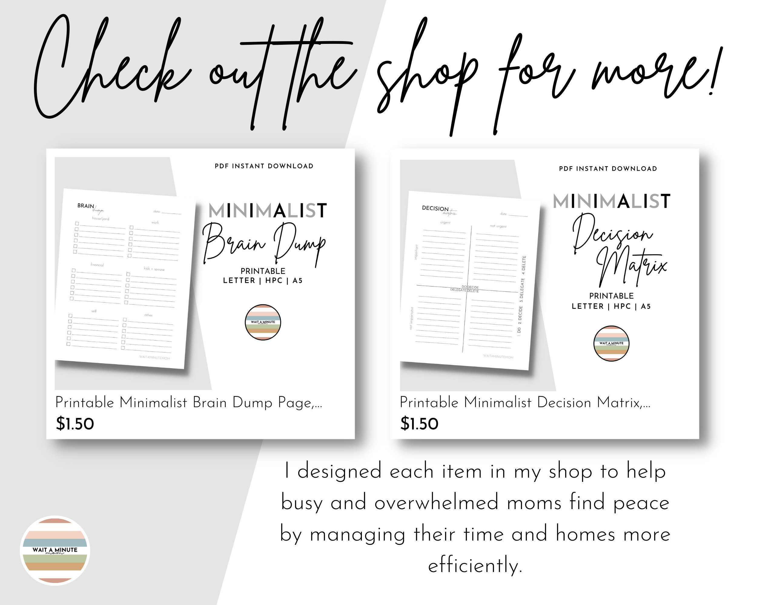 Simple Minimalist Prioritized Task List Printable, Daily to Do List, to ...
