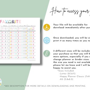 Favorite Easy Meals Printable List With Air Fryer Section, Go to Meal ...