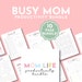 Busy Mom Life Productivity Printables Bundle, Mom Life Binder Pages ...