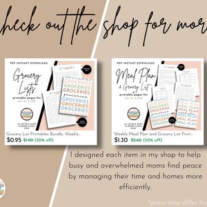 Recipe Pages Neutral Color Palette Printables, Blank Recipe Sheets ...