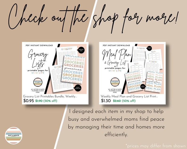 Recipe Pages Neutral Color Palette Printables, Blank Recipe Sheets ...