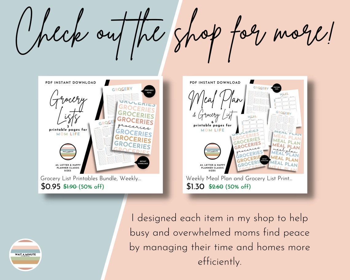 Blank Undated Unlined Monthly Calendar Printables Bundle, Sunday Start ...