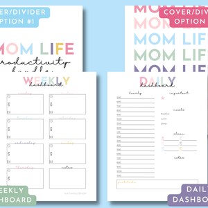 Simple Mom Life Productivity Printables Bundle, Busy Mom Life Binder ...
