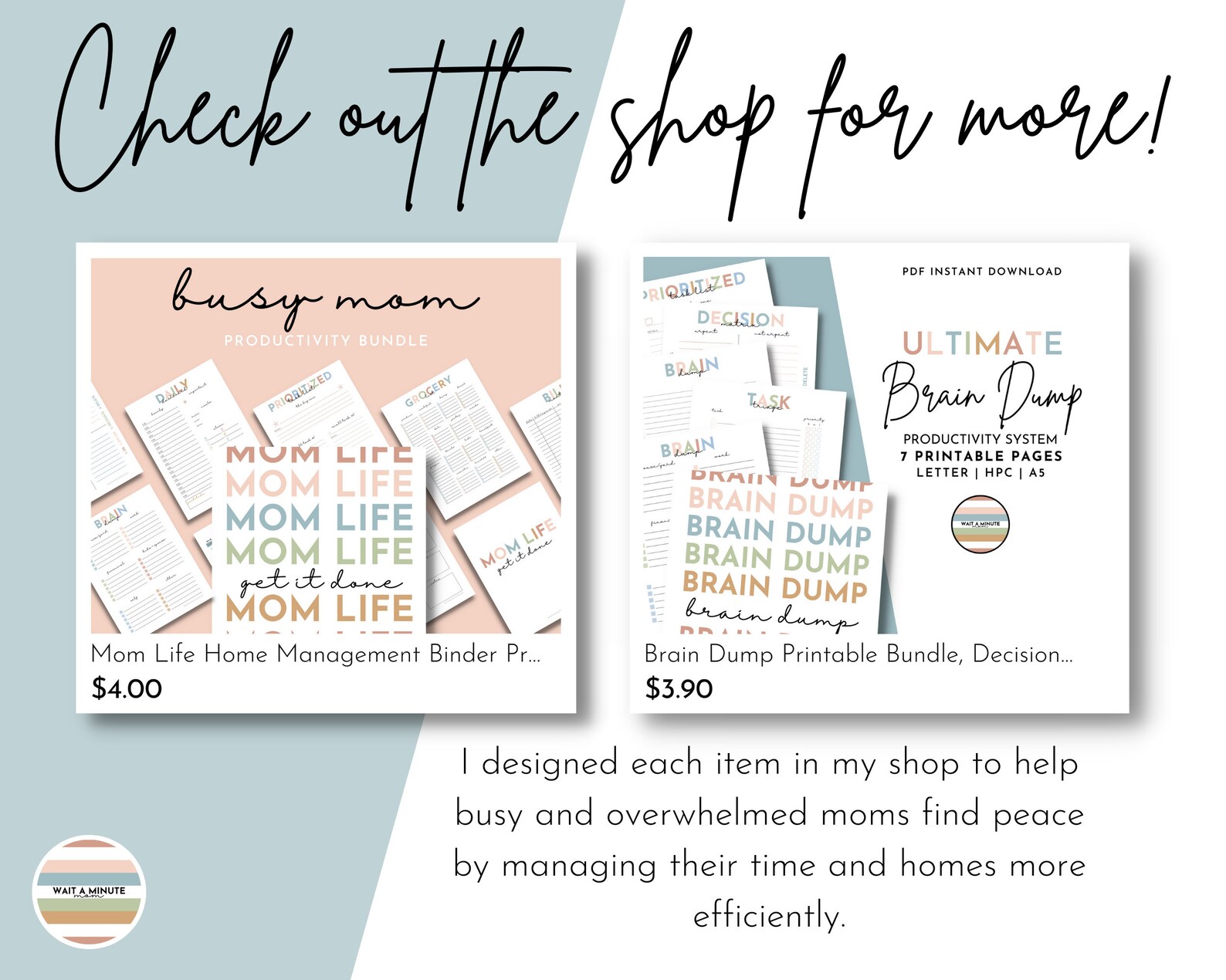 Simple Prioritized Task List for Busy Moms Printable, Daily to Do List ...