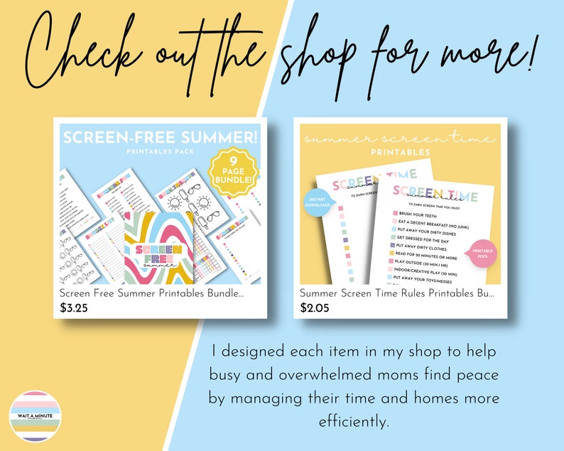 Blank Family Summer Bucket List Printable Poster Large Wall Sizes ...