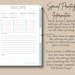 Recipe Pages Neutral Color Palette Printables, Blank Recipe Sheets ...