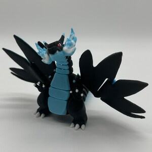 3D Printed Multi-color Mega Charizard X Articulated Flexi Toy - Movable ...
