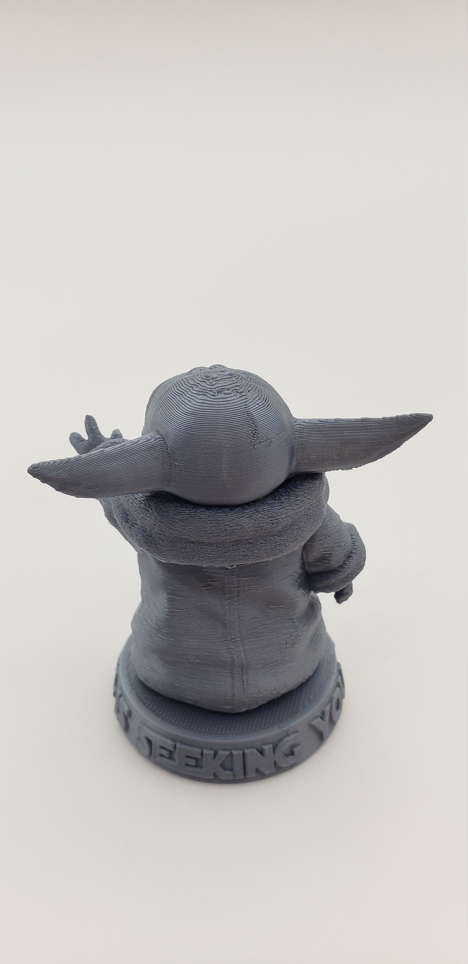 3D Printed 3" Baby Alien Figure Silver PLA Plastic - Etsy