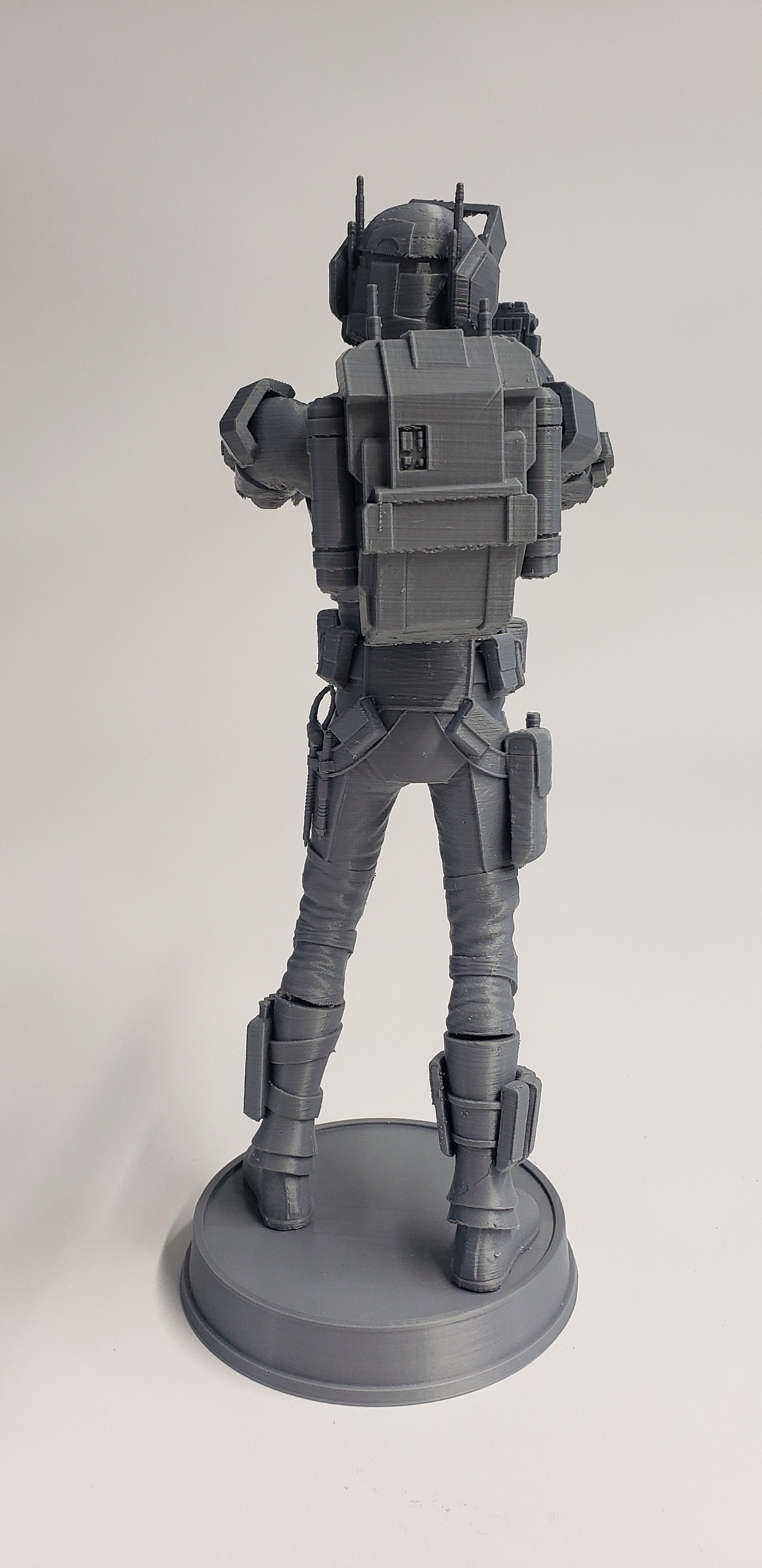 Bad Batch Tech Statue Figure 30CM/12IN Tall Silver PLA Plastic - Etsy