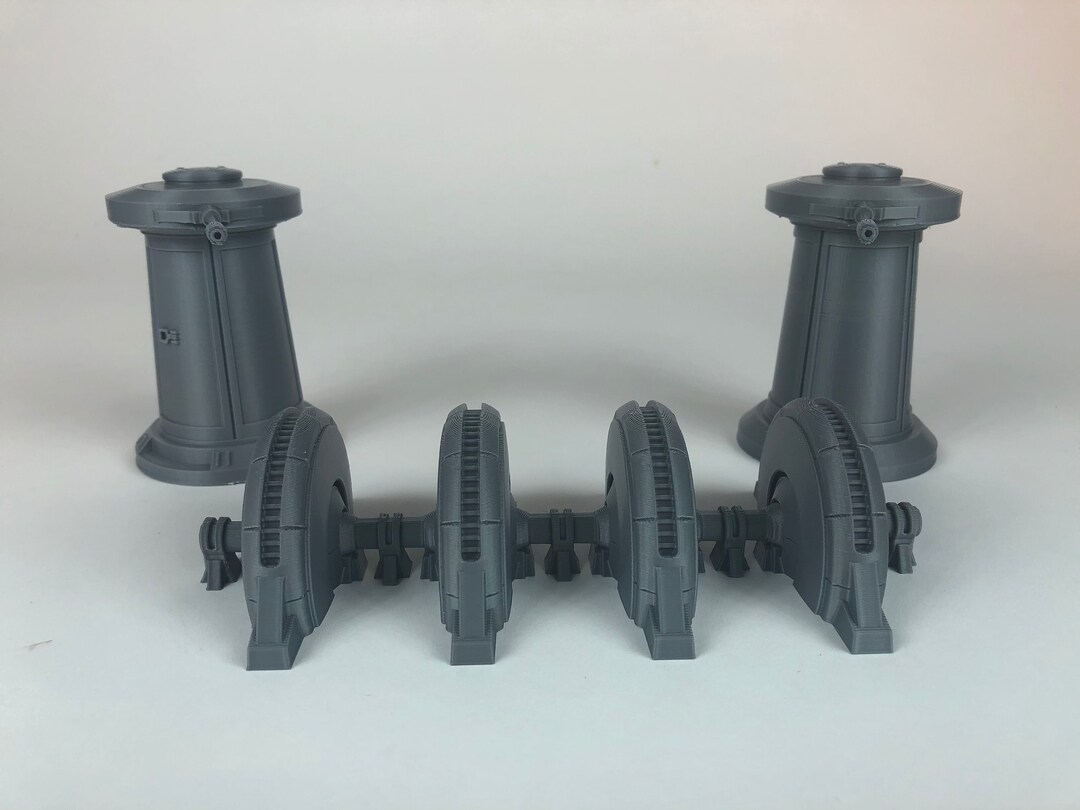 The Ultimate Hoth Terrain Bundle 2 Hoth Turrets and 1 Hoth Shield ...