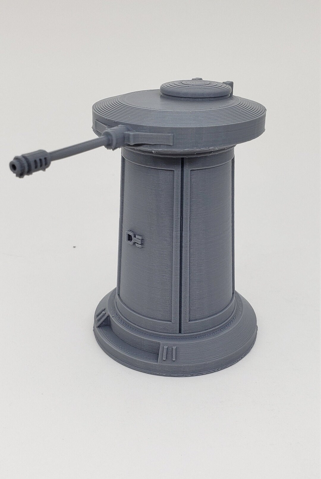 3D Printed Hoth Turret Legion Terrain Silver PLA Plastic - Etsy