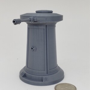 3D Printed Hoth Turret Legion Terrain Silver PLA Plastic - Etsy