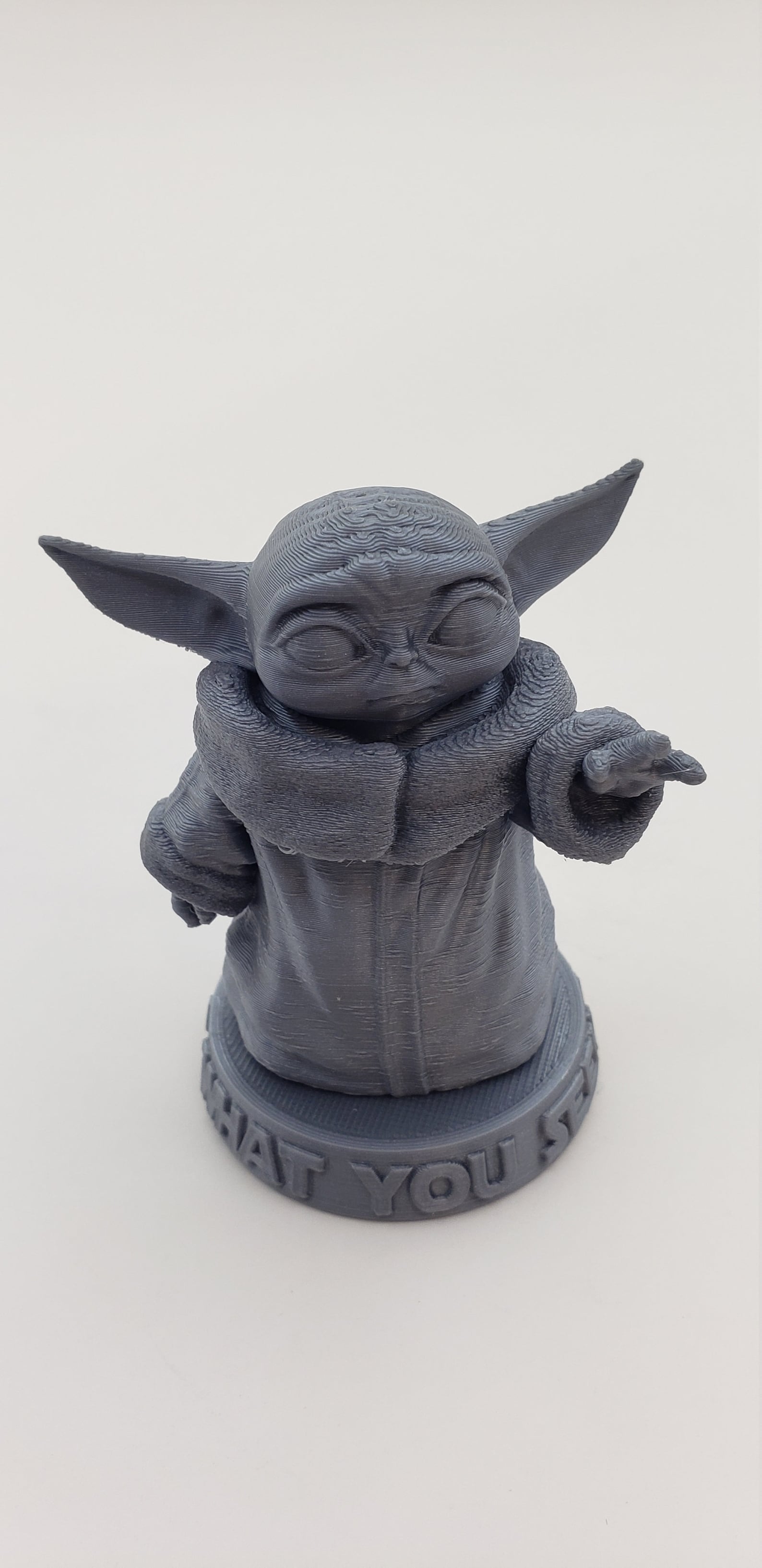 3D Printed 3" Baby Alien Figure Silver PLA Plastic - Etsy