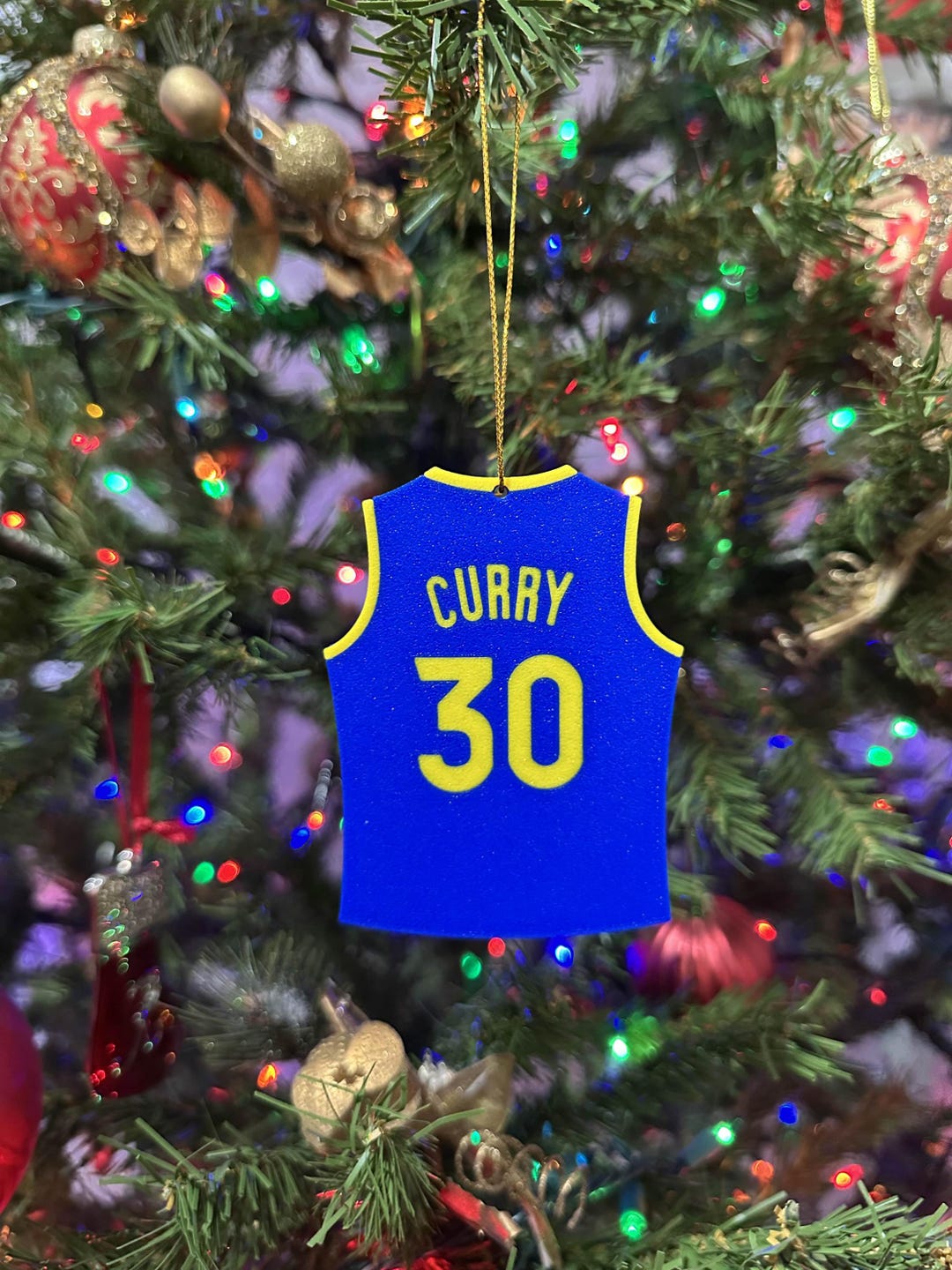 Steph Curry Inspired #30 Christmas Ornament | Christmas Tree Decor ...