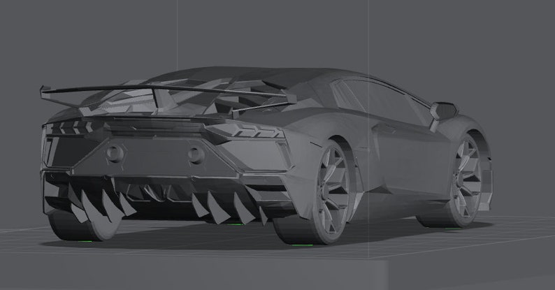 Lamborghini Aventador SVJ Digital Download STL File Resin and FDM 3D ...