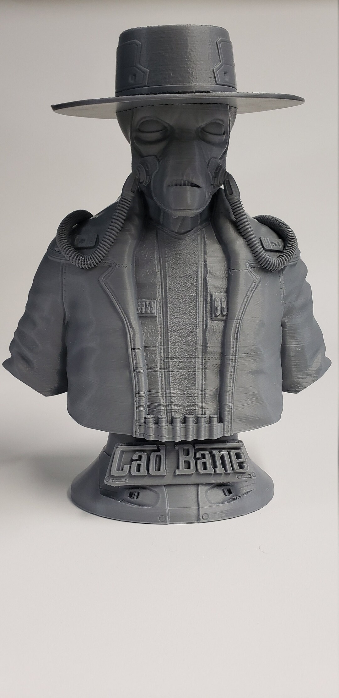 3D Printed 11" Cad Bane Bust the Book of Boba Fett Assembled Model - Etsy