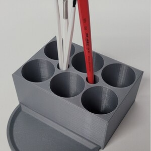 Paint Bottle Holder With Brush Holders & Paint Tray 3D Printed Paint ...