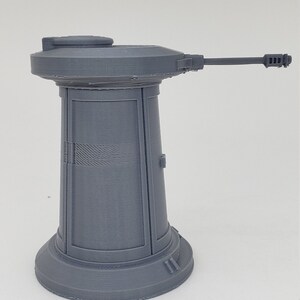 3D Printed Hoth Turret Legion Terrain Silver PLA Plastic - Etsy