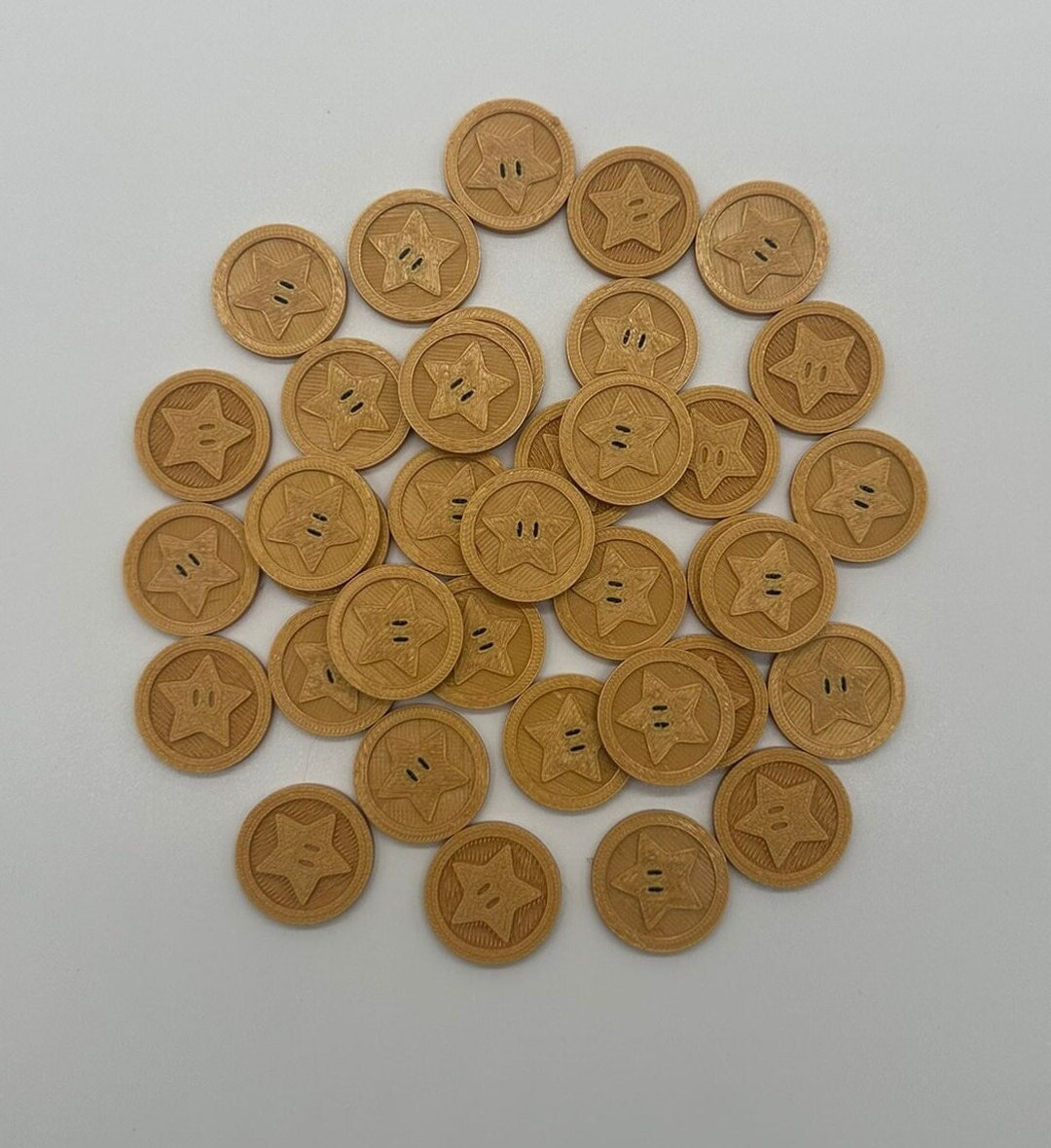 Super Mario Star Coins - Great for Parties and Decoration! - Etsy
