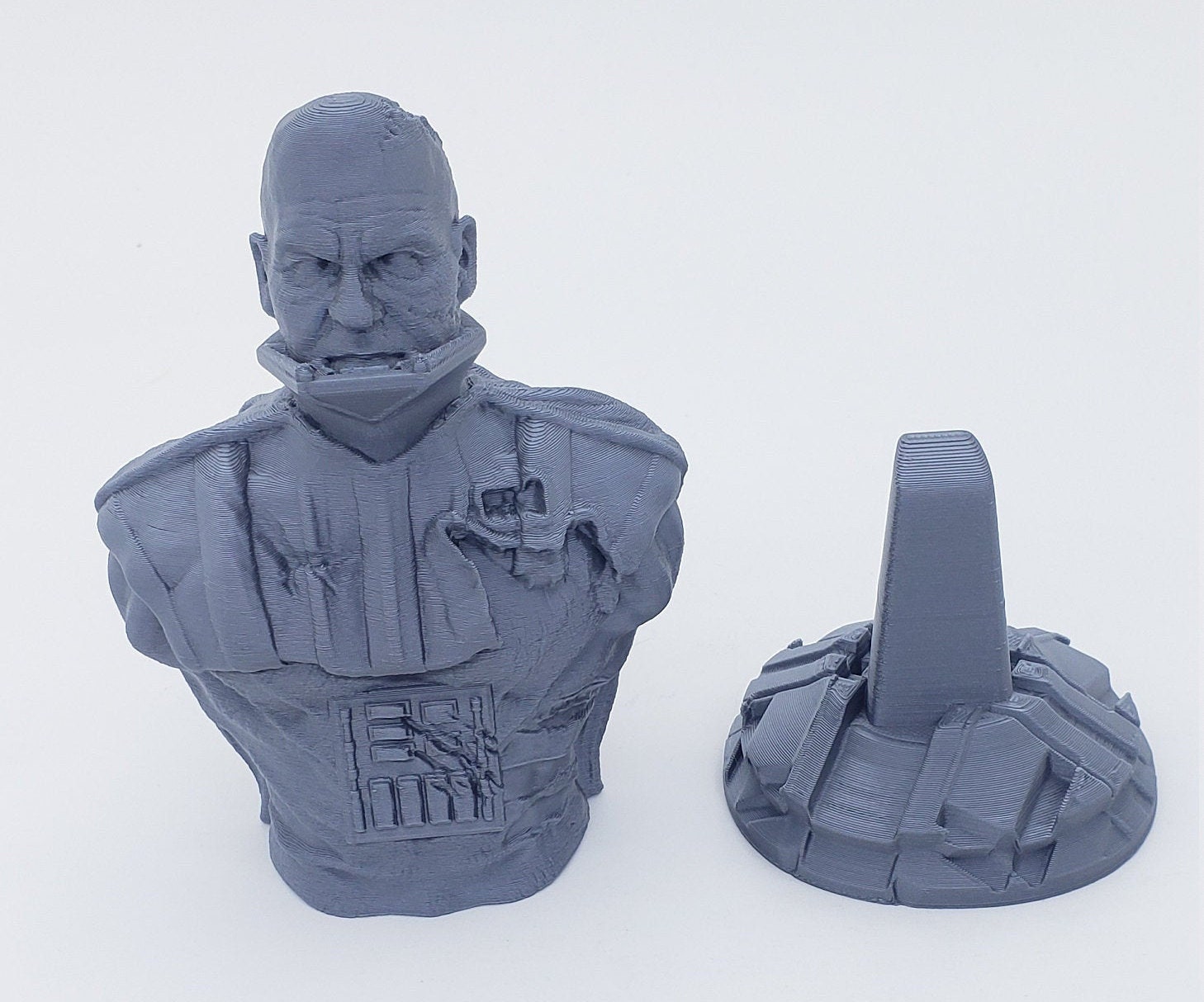 3D Printed 6.5" Star Wars Darth Vader Inspired Bust Model Anakin ...