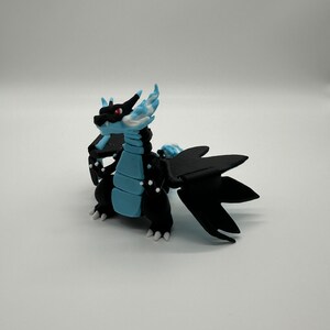 3D Printed Multi-color Mega Charizard X Articulated Flexi Toy - Movable ...