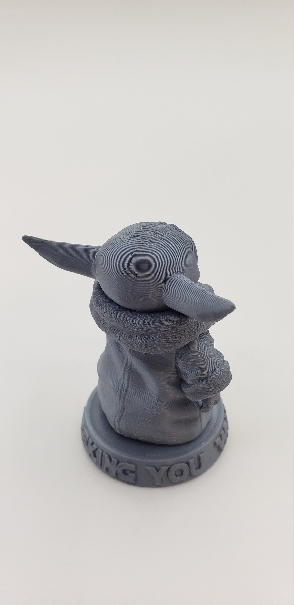 3D Printed 3" Baby Alien Figure Silver PLA Plastic - Etsy