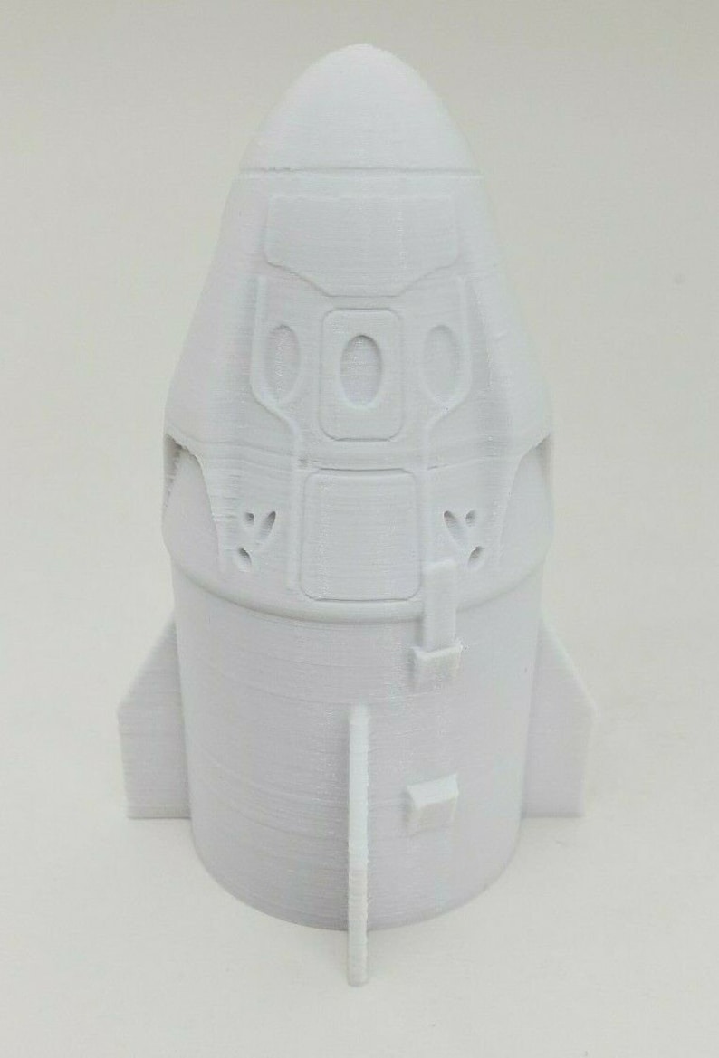 3D Printed 1/72 SpaceX Dragon Capsule Prop Display 4.4 | Etsy
