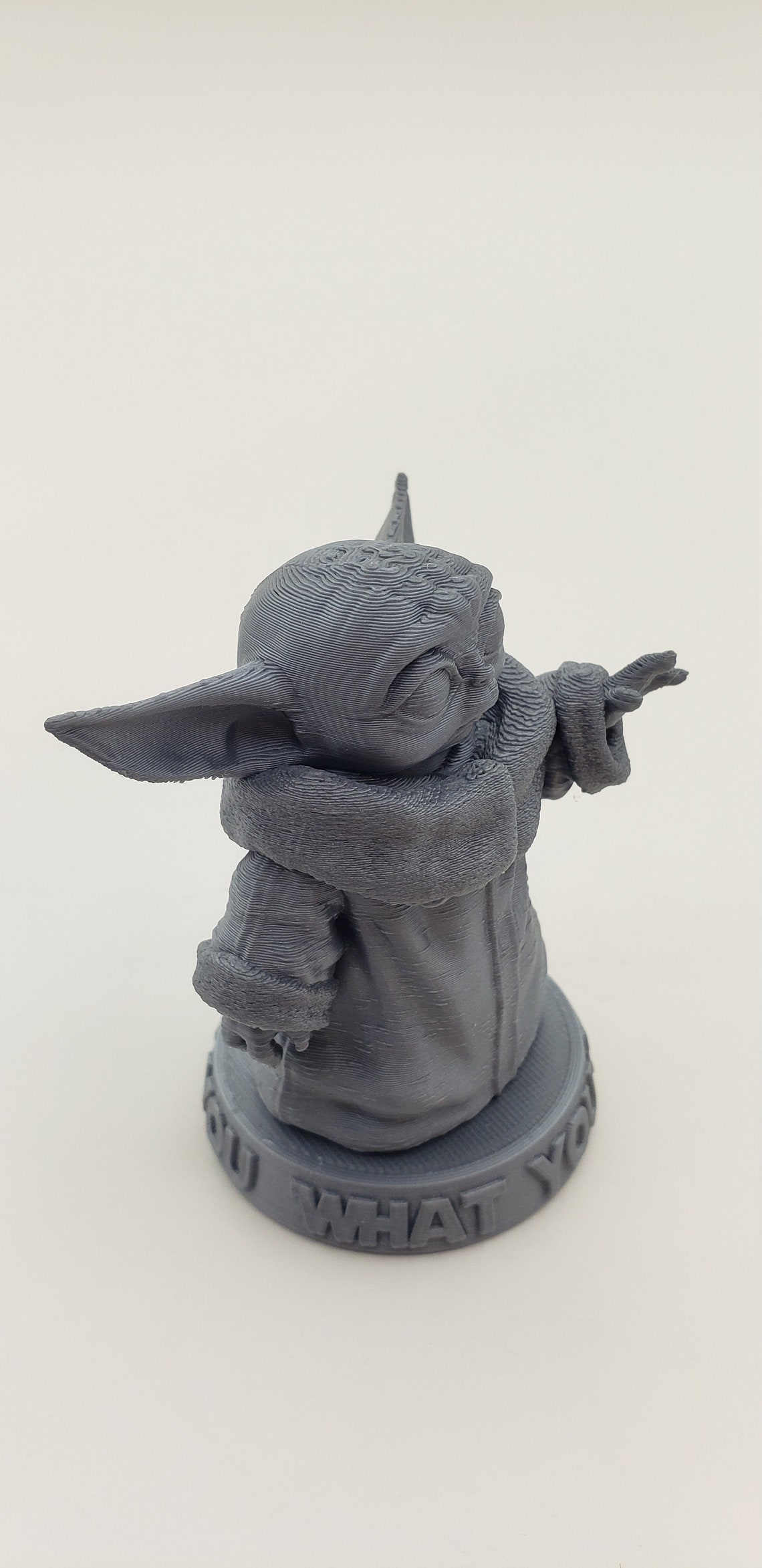 3D Printed 3" Baby Alien Figure Silver PLA Plastic - Etsy
