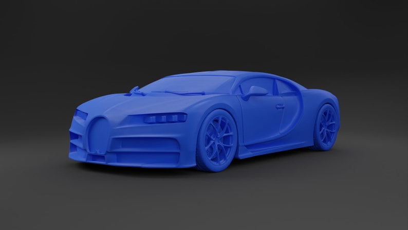 1:48 Scale Bugatti Chiron Digital Download STL File Resin and FDM 3D ...