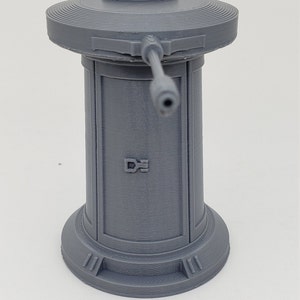 3D Printed Hoth Turret Legion Terrain Silver PLA Plastic - Etsy
