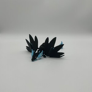 3D Printed Multi-color Mega Charizard X Articulated Flexi Toy - Movable ...