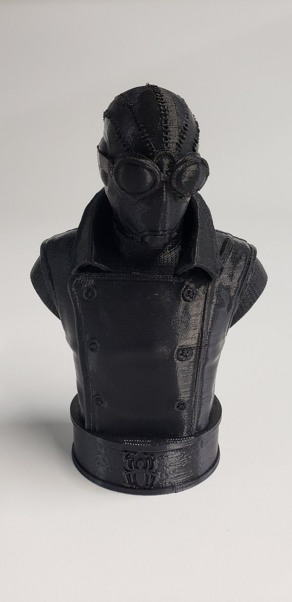 Spiderman Noir Peter Parker 6 Inch Bust Black PLA Plastic | Etsy