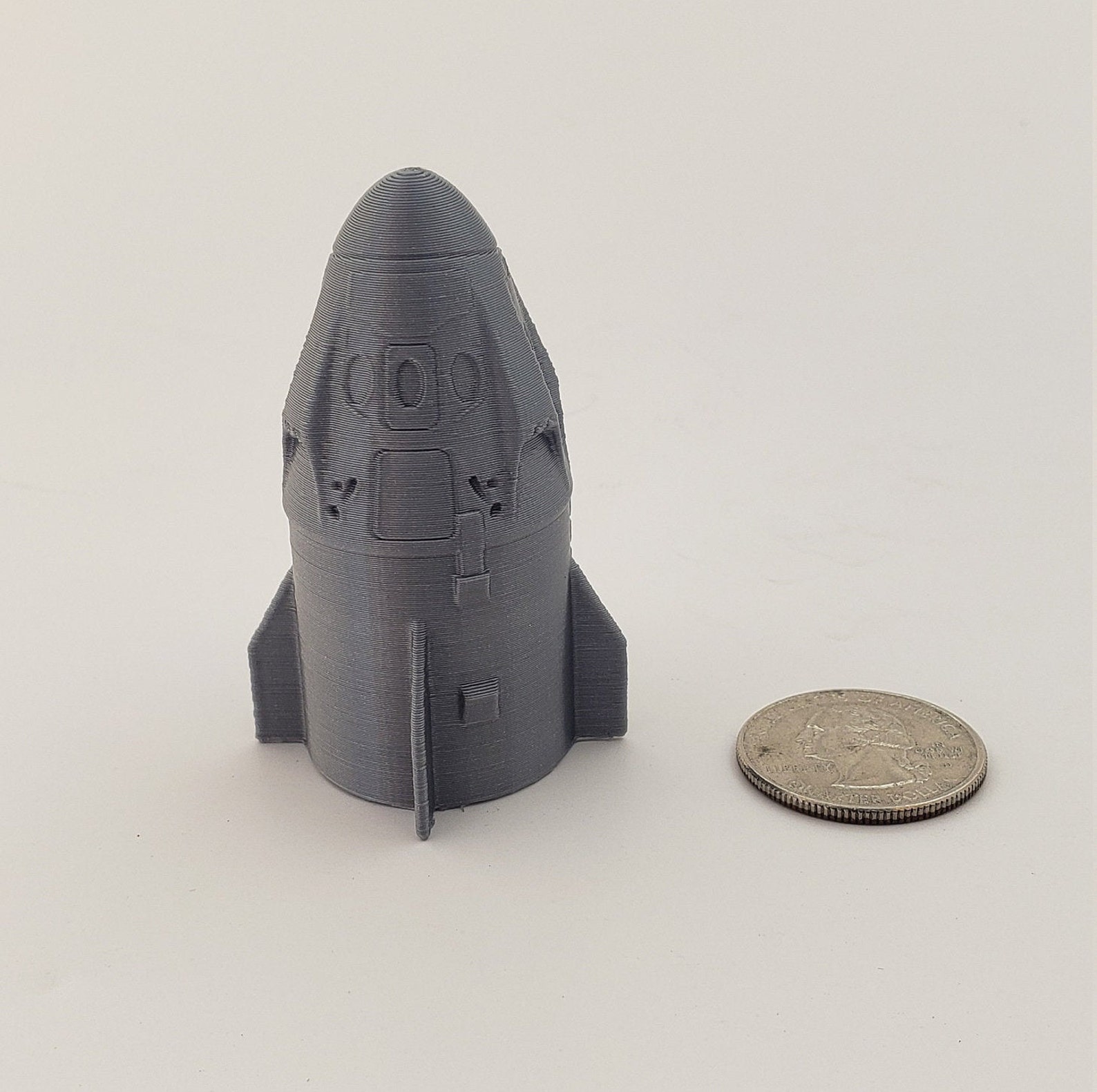 3D Printed 1/144 Spacex Dragon Crew Capsule Display Prop - Etsy