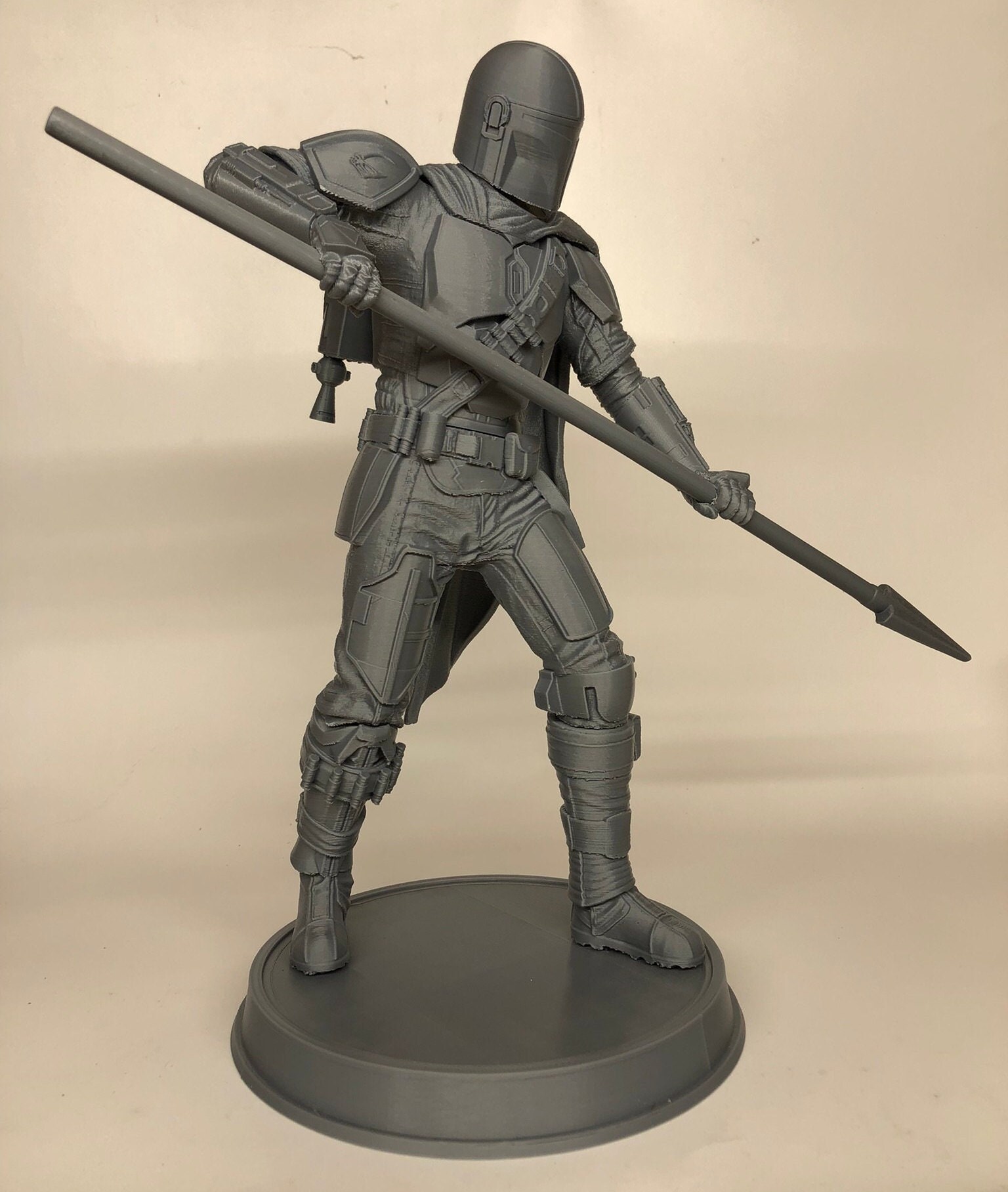 1:6 Scale the Mandalorian Statue Mando Figure Star Wars Statue - Etsy