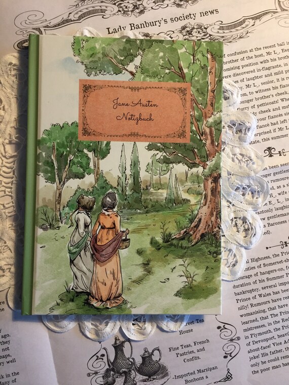 Jane Austen Notebook With Charming Cover - Etsy