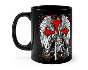 Knights Templar Coffee Mug Non Nobis Domine Cup Masonic - Etsy