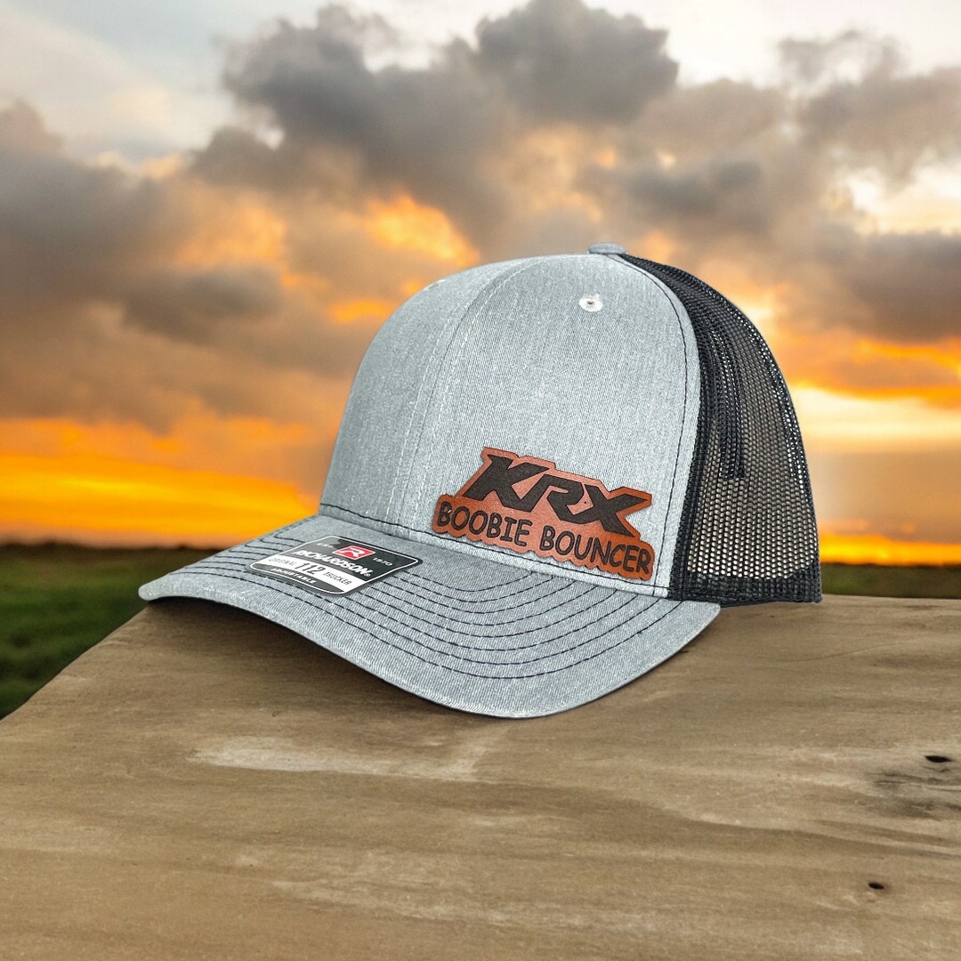 KRX Boobie Bouncer Hat: Richardson 112 Offroading Leather Patch Cap - Etsy