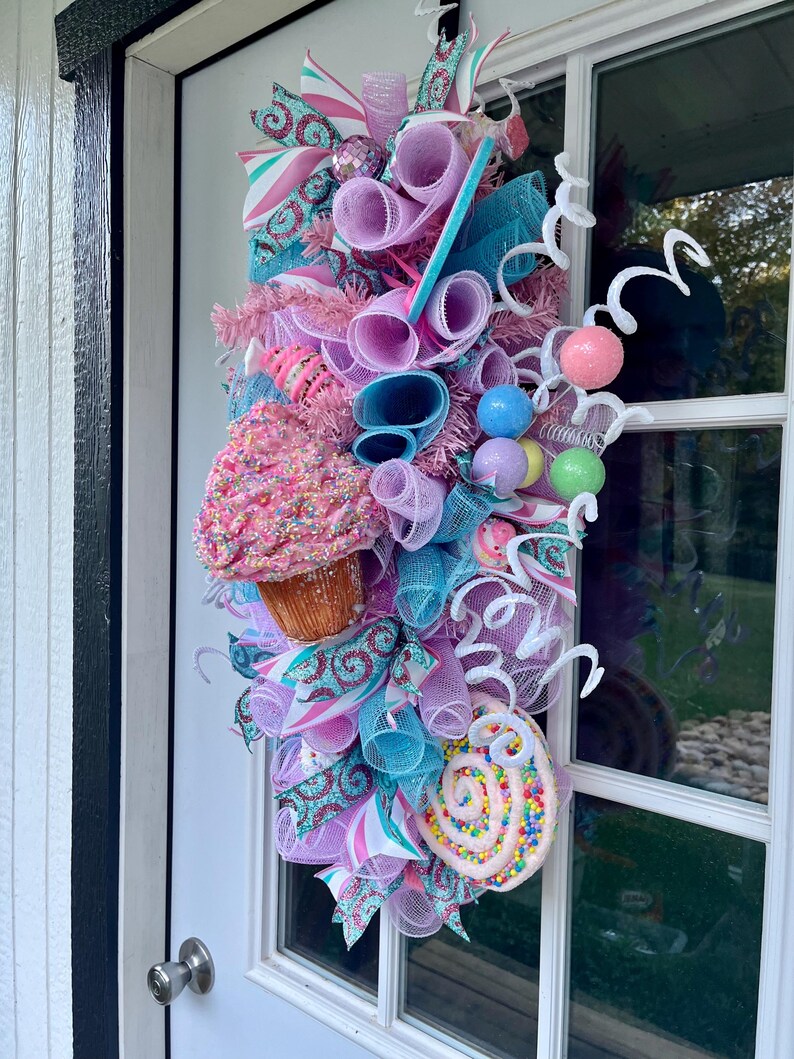 Candyland Swag, Candy Swag, Pink Christmas Swag, Christmas Swag ...