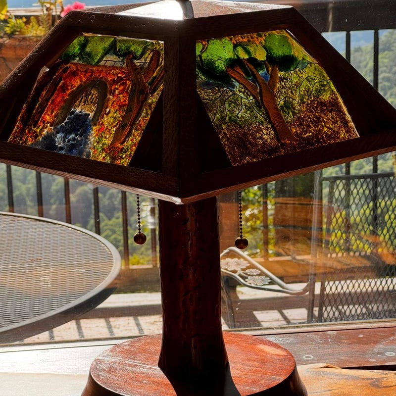 Fused Glass Lamp Shades - Etsy