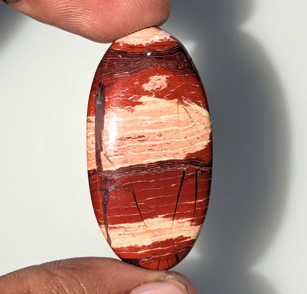 Unique Snake Skin Jasper, Natural Snake Skin Jasper, Oval Shape, Snake ...