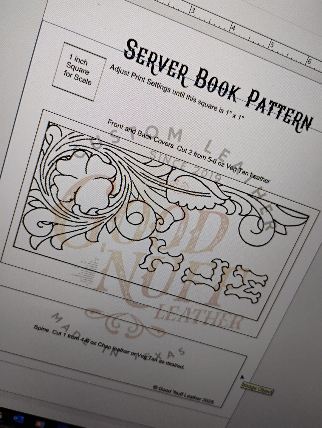 Server Book Cover Pattern - Etsy