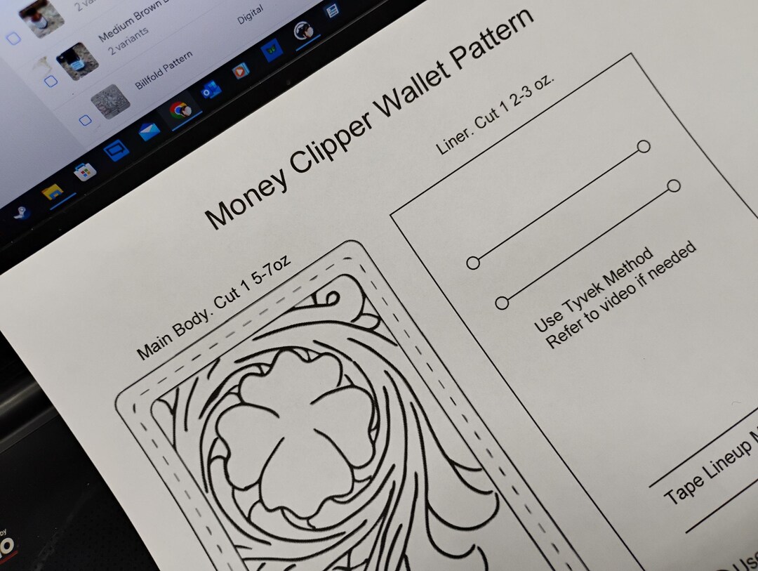 Money Clipper Pattern - Etsy