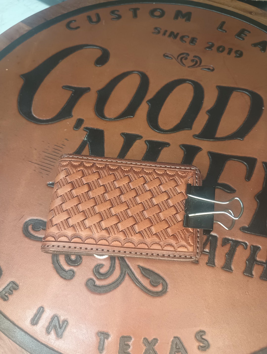 Leather Money Clipper Wallets - Etsy