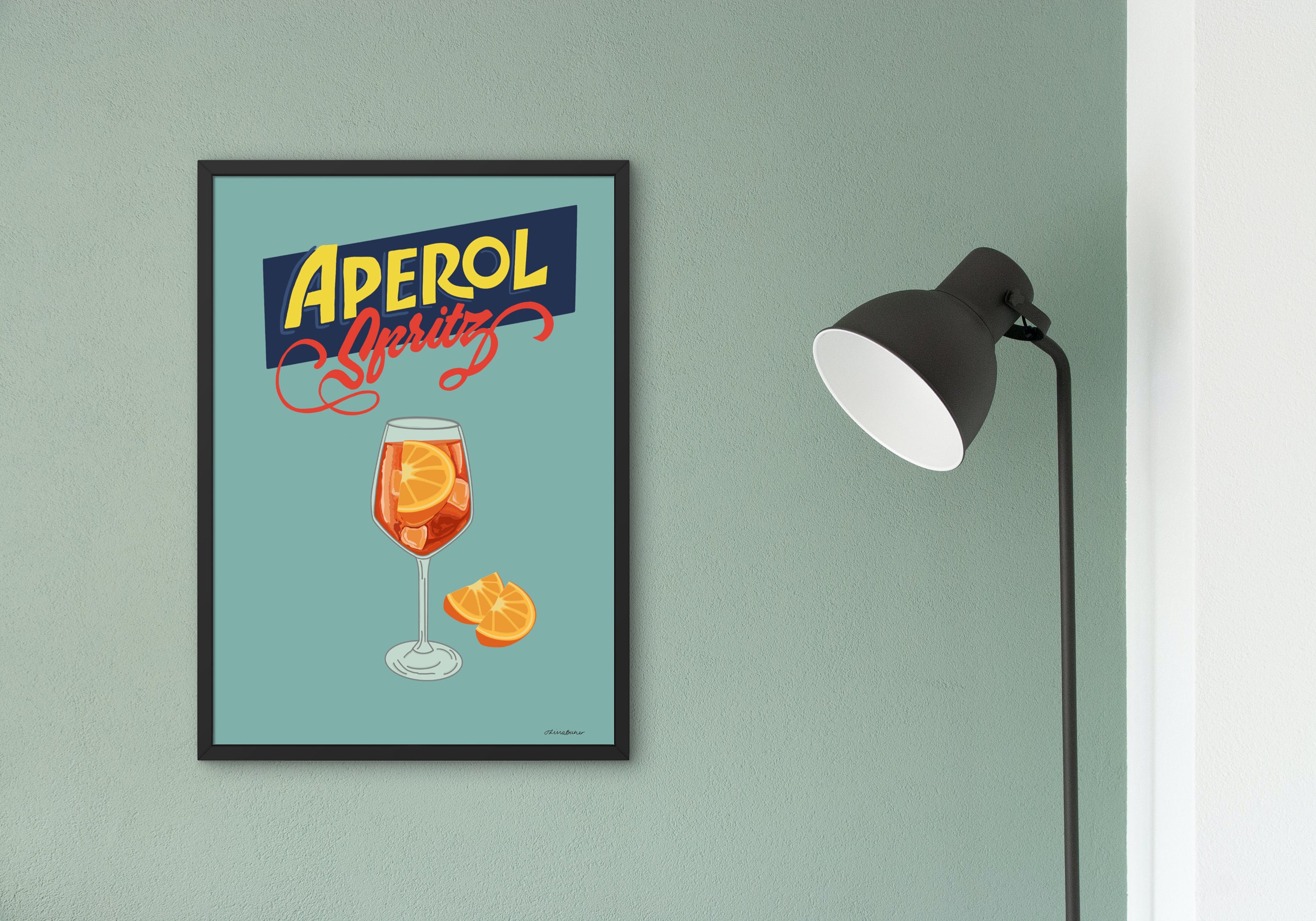 Aperol Spritz Print | Aperol | Vintage Italian Poster | Wall Art ...