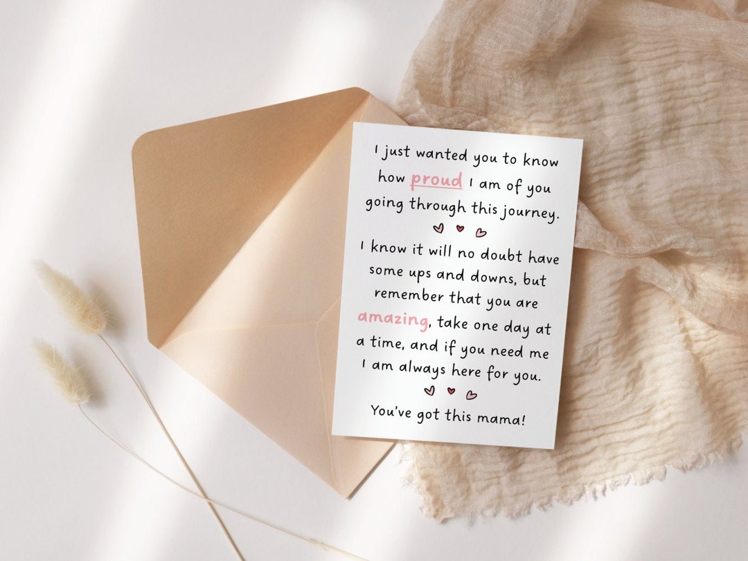 Proud of You, IVF Card, Fertility Card, Adoption Card, Surrogacy Card ...