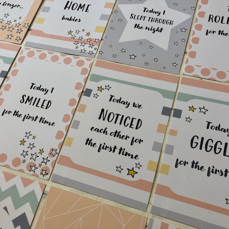 Twin Baby Milestone Book - Etsy UK