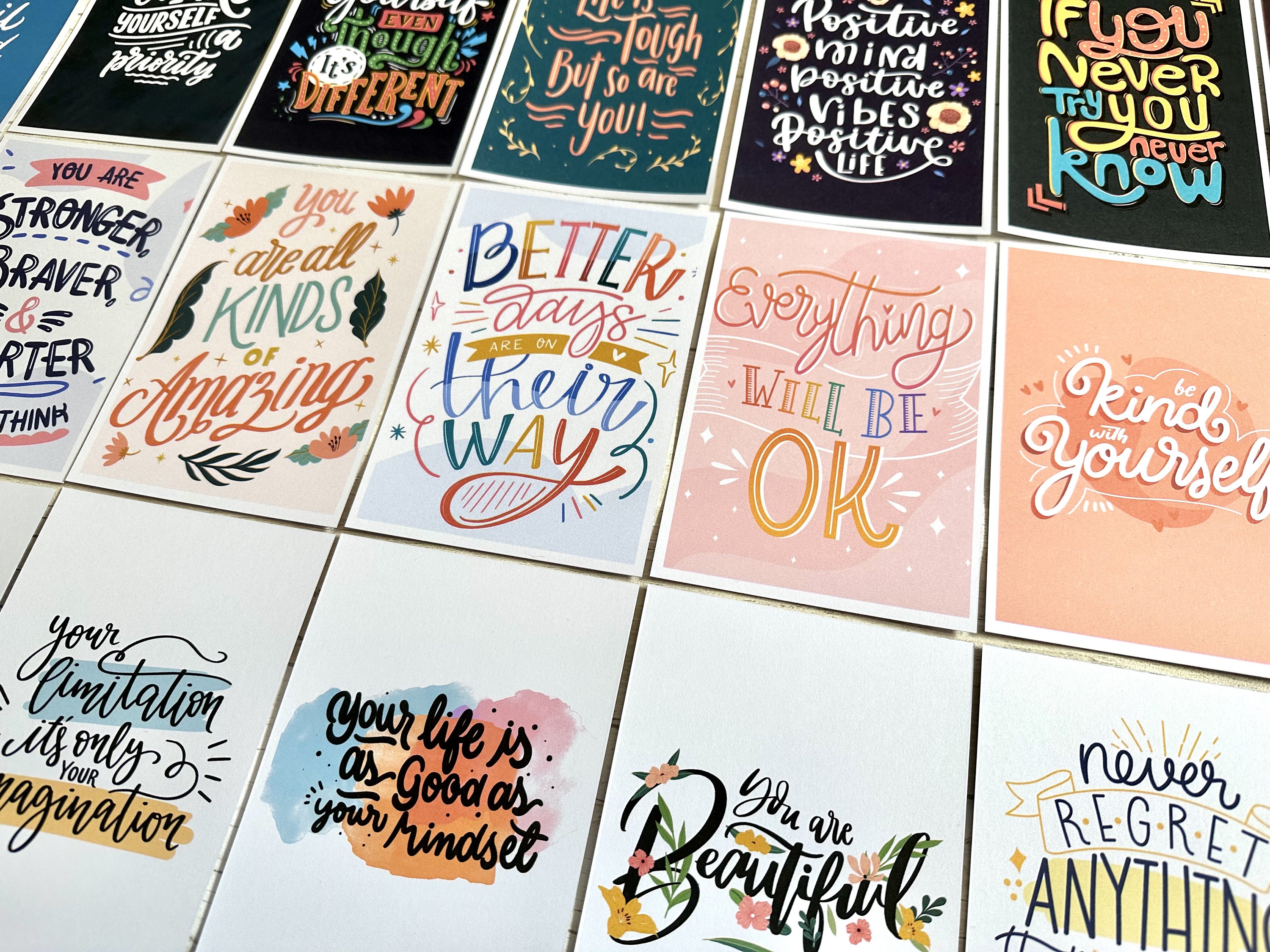 Daily Positive Affirmation Cards for Mindfulness and Mental Health Gifts