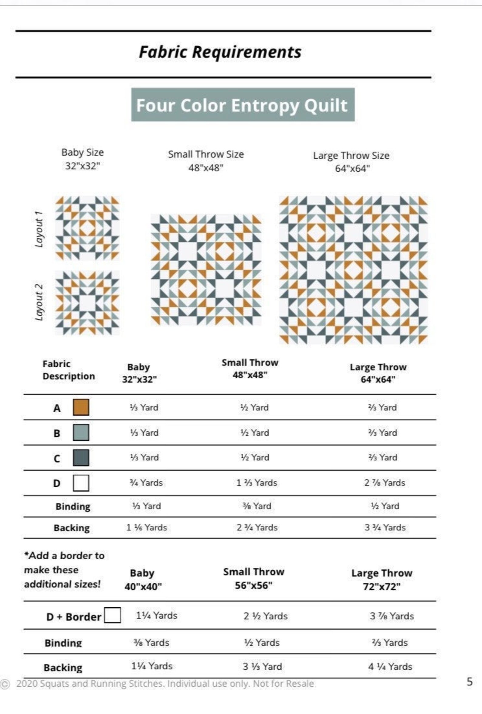 Entropy Quilt Pattern PDF - Etsy